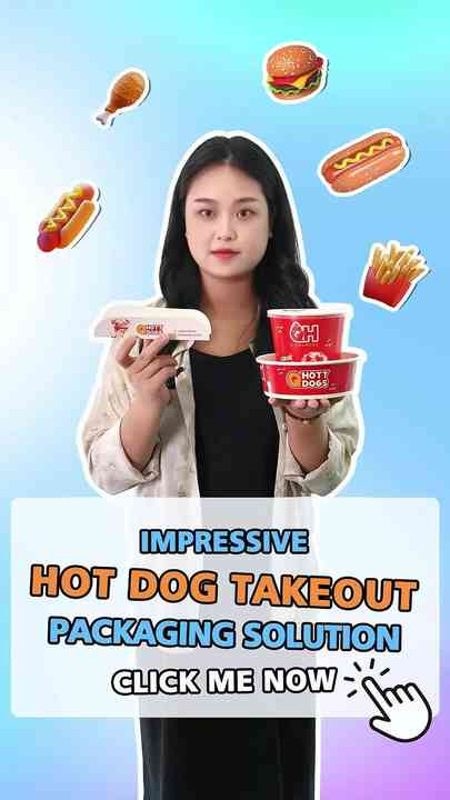 Custom Printed Korean Corn Dog Box with Divider and Hot Dog Wrap Tray ...