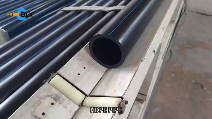 HDPE Solid Wall Pipe PE100 Geothermal Heat Pump Pipe Low Temp Resistant ...