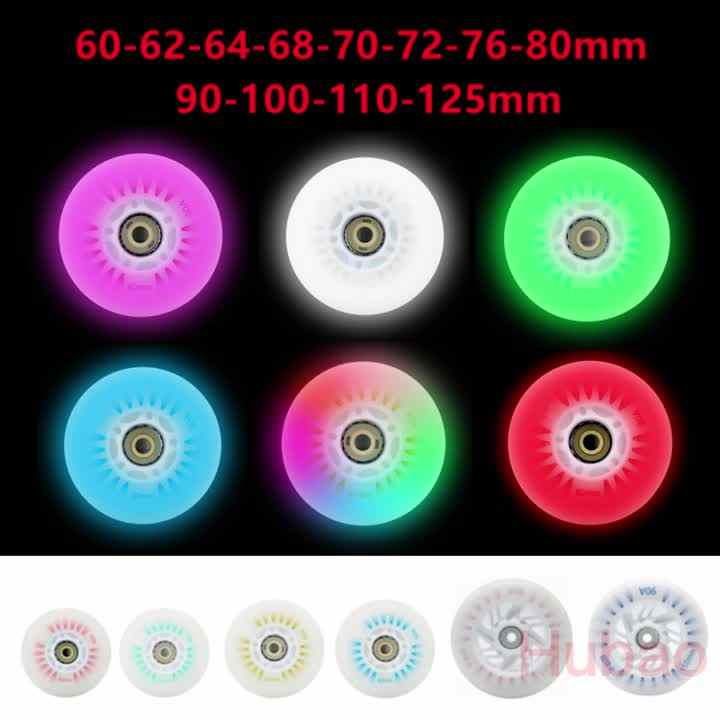 Colorful Dazzling Light - Electric Flint Wheels for Skates