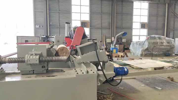 Heavy Rotary Spindleless Wood Log Veneer Peeling Machine for Plywood ...