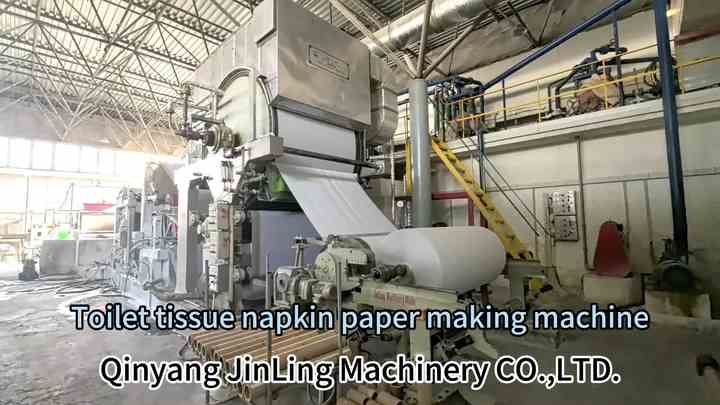 Small Fully Automatic Toilet Tissue Paper Making Machine From Straw ...