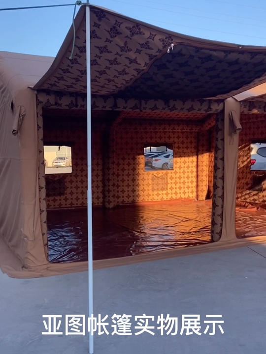 Inflatable Waterproof Camping Tent 3x6m, Durable Middle East Style ...