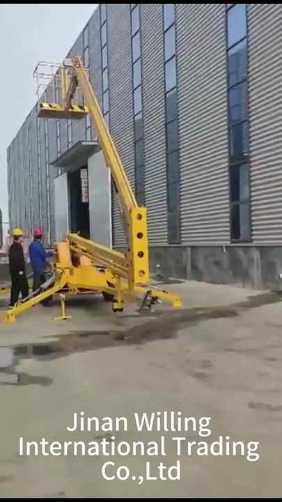 Cherry Picker 10m/16m Towable 2-Wheel Articulating Boom Lift Aerial ...