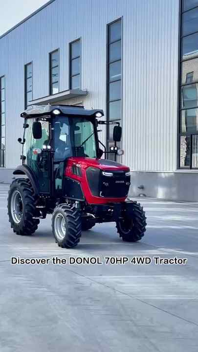Farm Tool 50hp 4wd Tractor with Grammar Seat Cabin Small Farm Tractor ...