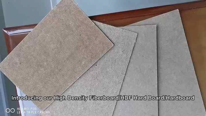 3mm Hardboard 1220*2440mm Indoor Use E1 Formaldehyde Emission Standards ...