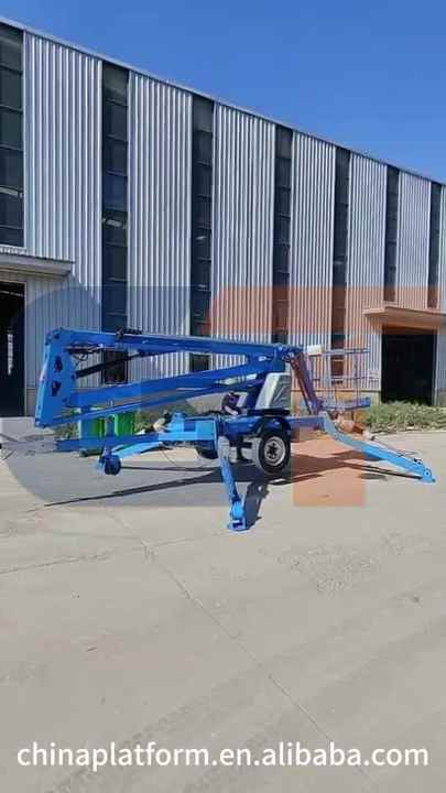 Articulated Boom Lift for Garden Scenic Spot Tall Tree Trimming and ...