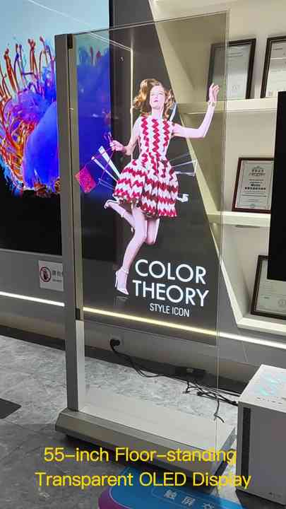 55-inch Ultra-thin Transparent LCD Display Touch-enabled 1920x1080 ...