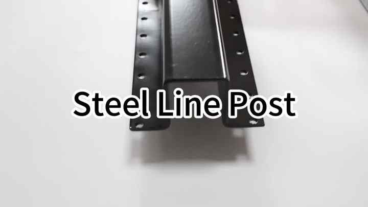 8ft 9ft 10ft 12ft Galvanized Steel Fence Post Line Post for Wooden ...