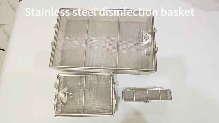 Stainless Steel Disinfection Baskets for Medical Devices