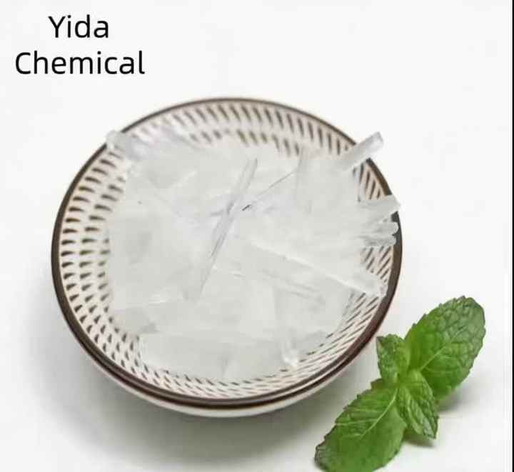 YIDA High Purity 99% Colorless Natural Menthol (CAS 89-78-1 EINECS 218 ...