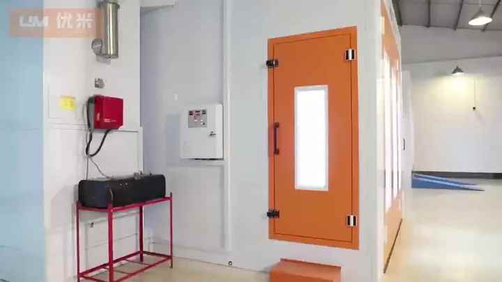 Professional Grade Diesel Burner Paint Booth with Auto Temperature ...