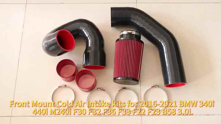 Front Mount Cold Air Intake Kits for 2016-2021 for BMW 340i 440i M240i ...