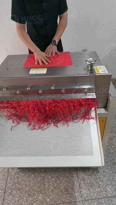 Industrial Crinkle Paper Shredder Machine -customizable Easy Operation ...