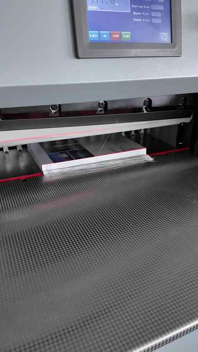 A3 490mm Hydraulic Electric Guillotine Paper Cutter Machine – High ...