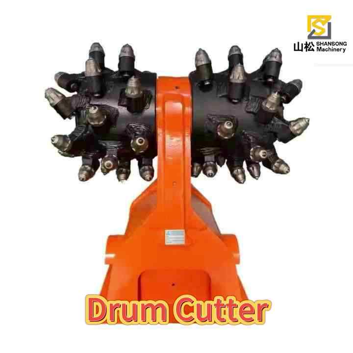 NEW Hydraulic Rotary Drum Cutter Rotary Drum Cutters Drum Cutter ...