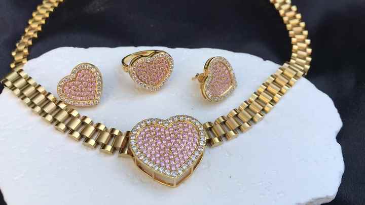 Custom Trendy Stainless Steel Nugget Rollie Chain Diamond CZ Heart ...