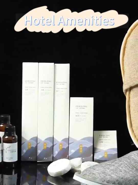 Bamboo Hotel Bathroom Amenities Kit Natural Shaving Conditioner Shower ...