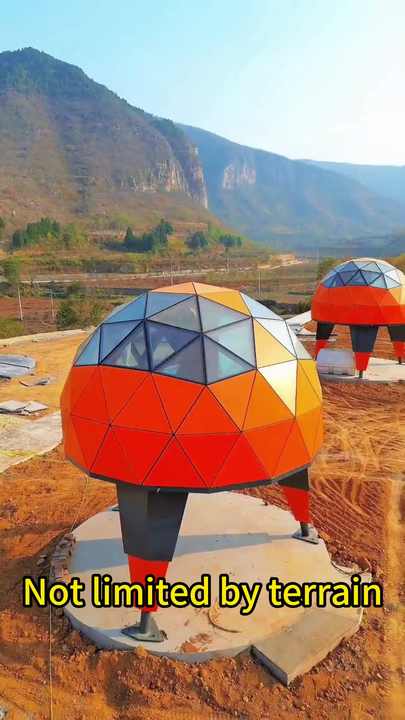 Starshine Waterproof Steel Frame Mini Capsule Castle Dome House