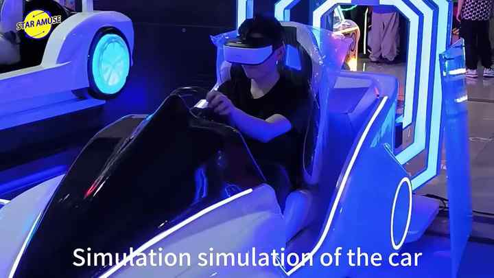 9D Metal Virtual Reality Racing Simulator Indoor Indoor Karting Car ...