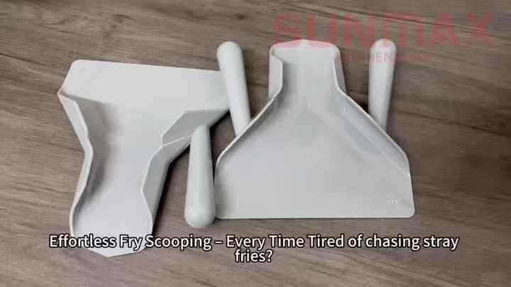 SUNMAX Fast Food Tools Plastic Handle Stainless Steel Potato Chips ...