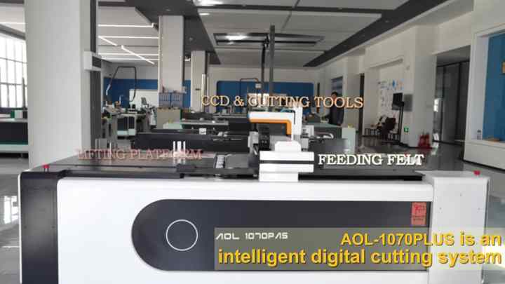 AOL1070 Plus CNC Oscillating Knife V-Cut Cutting Machine