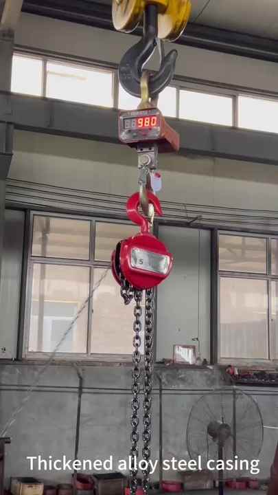 HS Type Hsz-c New Restaurant Hand Chain Block 1 Ton 3 M Load Capacity ...