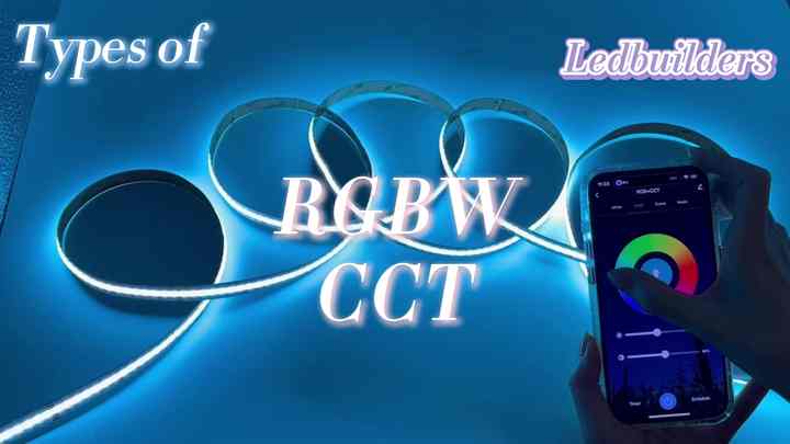 RGB CCT COB LED Light Strips 24V High Lumen Dotless 840 LEDs USB 12mm ...