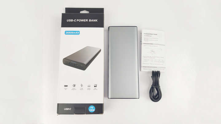 PD USB C Quick Charge Power Bank - 100W for Iphone & Laptop