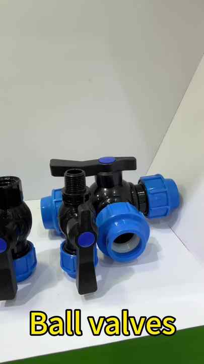 IRRIPLAST BRAND Plastic Pipe Fitting PP Compression Ball Valve for ...