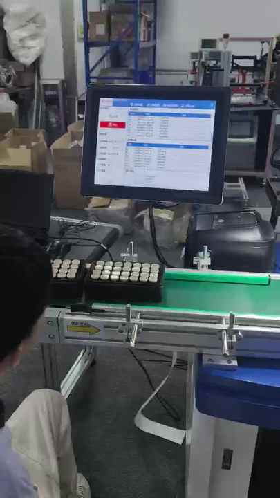 Vial Bottle Positioning Fiber Laser Marking Machine New Aluminum Film ...