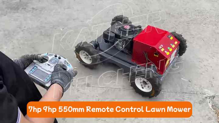 Remote Control Lawn Mower - Efficient Grass Cutting