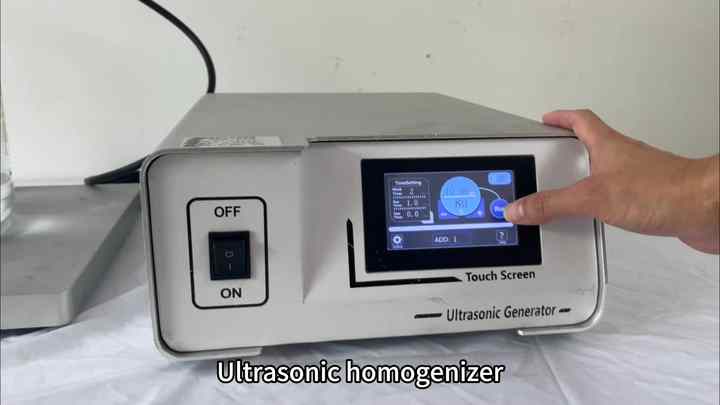 Ultrasonic Homogenizer Sonicator Processor Ultrasonic Titanium Alloy ...