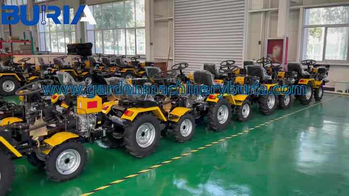 Mini 4wd 18hp Wheel Tractor for Garden Use - BURIA Machinery