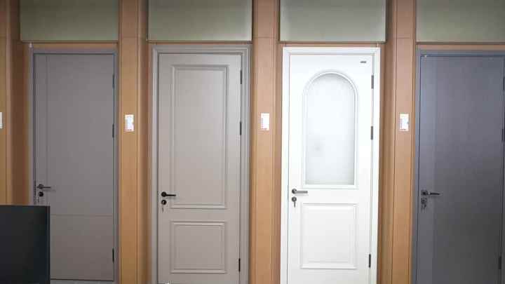 Solid Wood Panel Door Design Malaysia Red Oak Red Walnut Log Painted ...