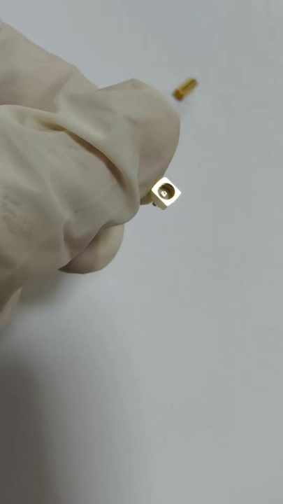 MMCX Male Goldplated Crimp RG179 Right Angle Adapter 75ohms 0-6ghz