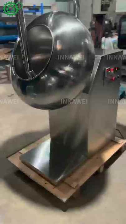 High-Speed Chocolate Coating Pan Almond Coating Machine for Bakery ...