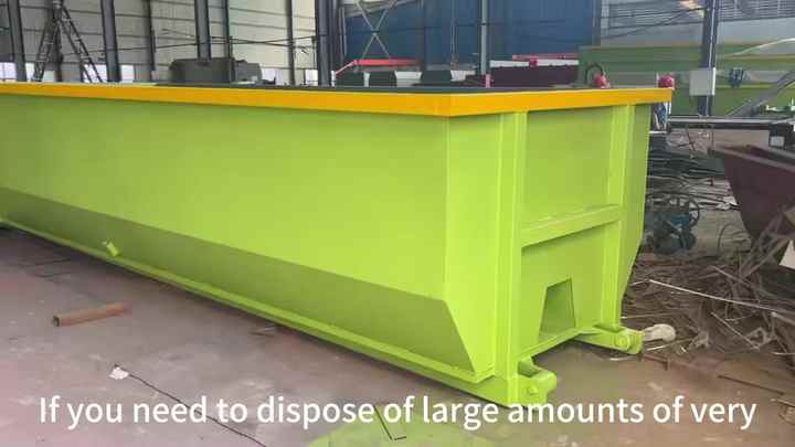 Dust-Proof Roll Off Dumpster Custom Sizes Factory Direct Durable for ...