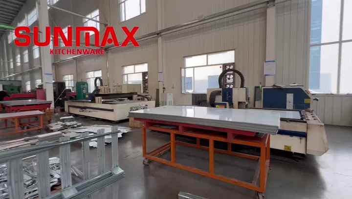 Sunmax 4 Burners with 24inch Grill & Oven Commercial Restaurant ...