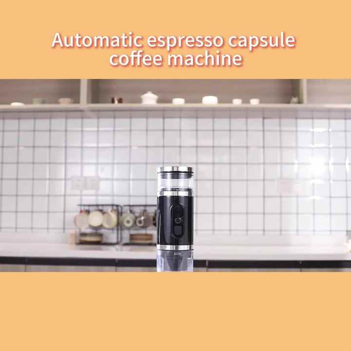 High Quality Rechargeable Smart Espresso Coffee Maker Portable Semi ...