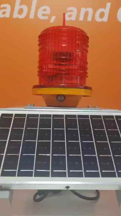 High-Efficiency 15W 20W 10W LED Solar Powered Tower Crane Signal ...