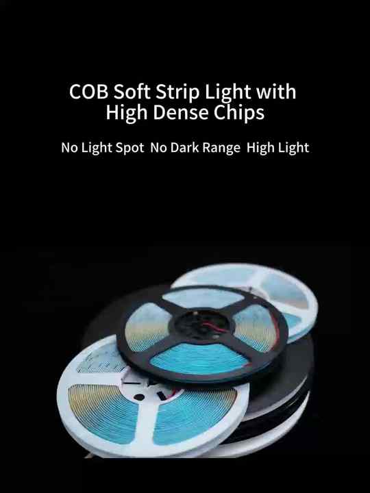 Rgb Addressable Side View Cob Led Strip Rgb Spi Cob Rgb Cob Led Ip68 5v ...