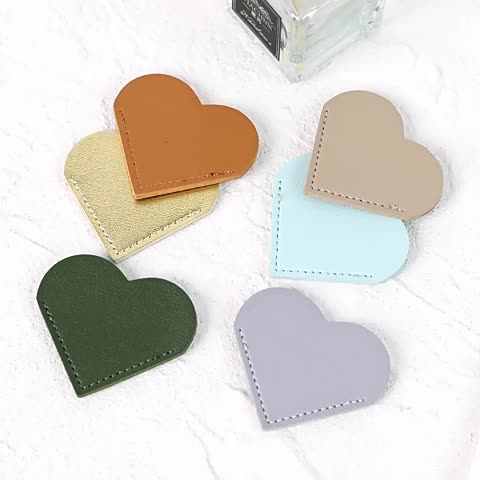 Leather Corner Heart-shaped Bookmarks Colorful Reading Lovers Teachers ...