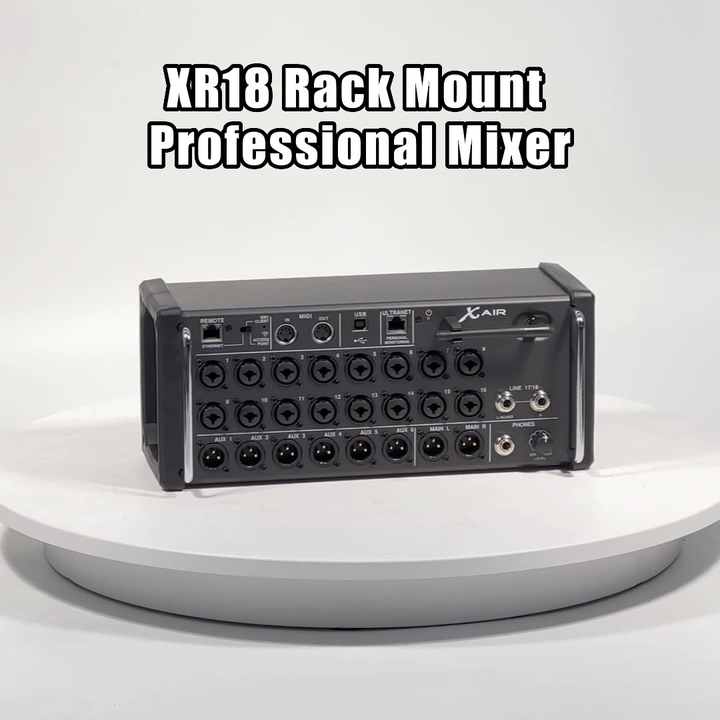 XR18 Rack Mount Professional Digital Mixer Built-in Wifi DSP Audio ...