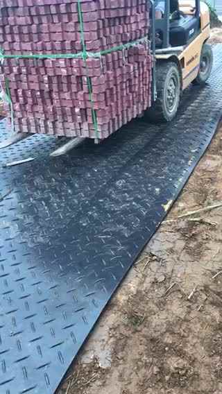 4x8ft Civil Engineering Projects Ground protection Mats 80mm Thicker ...