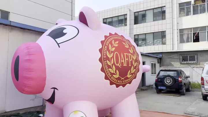 3M Pink Mascot Animal Inflatable Pig Balloon for Advertising Promotion ...