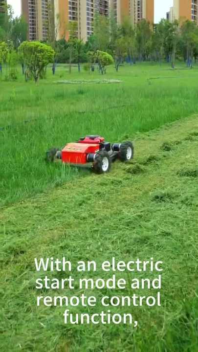 Zero Turn Electric Robotic Lawn Mower GPS High-Accuracy Engine 300m ...