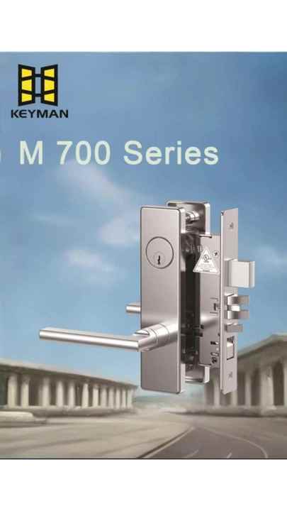 KEYMAN Durable Anti-Theft Fire Lock Cylinder Mortise Door Lock Body Set ...