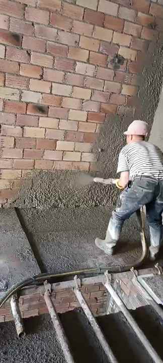 Diesel Powered Hydraulic Motor Portable High Efficiency Cement Spraying ...