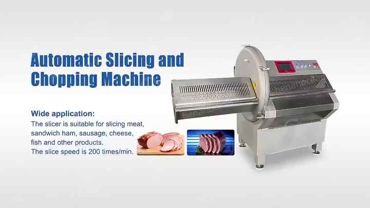 OCEAN Auto Beef Meat Cut Machine Frozen Meat Steak Slice Machine Cheese ...