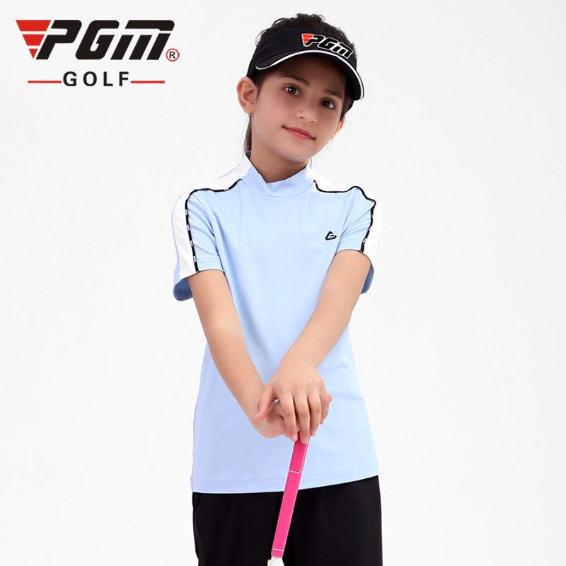 PGM YF410 wholesale golf customized color logo boys t shirt-企业官网